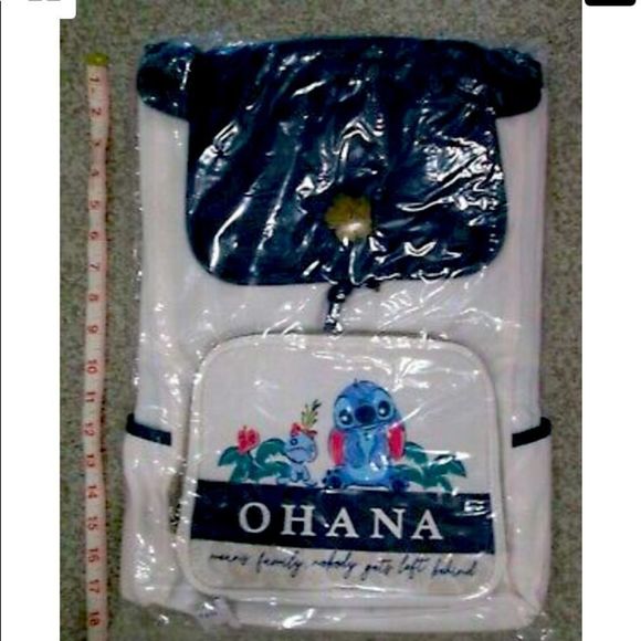 Loungefly | Other | Disney Loungefly Lilo Stitch Ohana Scrump Slouch Backpack Full Size New ...